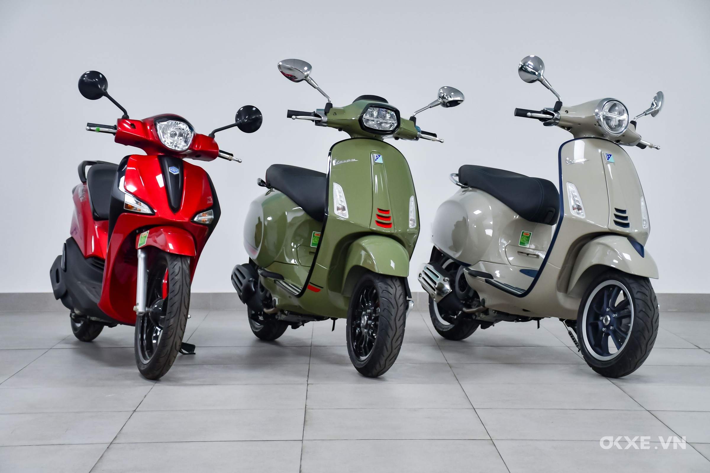 Nhận ngay bộ quà tặng khi mua xe Piaggio và Vespa tại Trạm OKXE