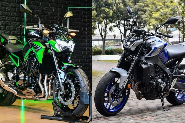 Nakedbike 900cc mua Yamaha MT-09 hay Kawasaki Z900 2023?